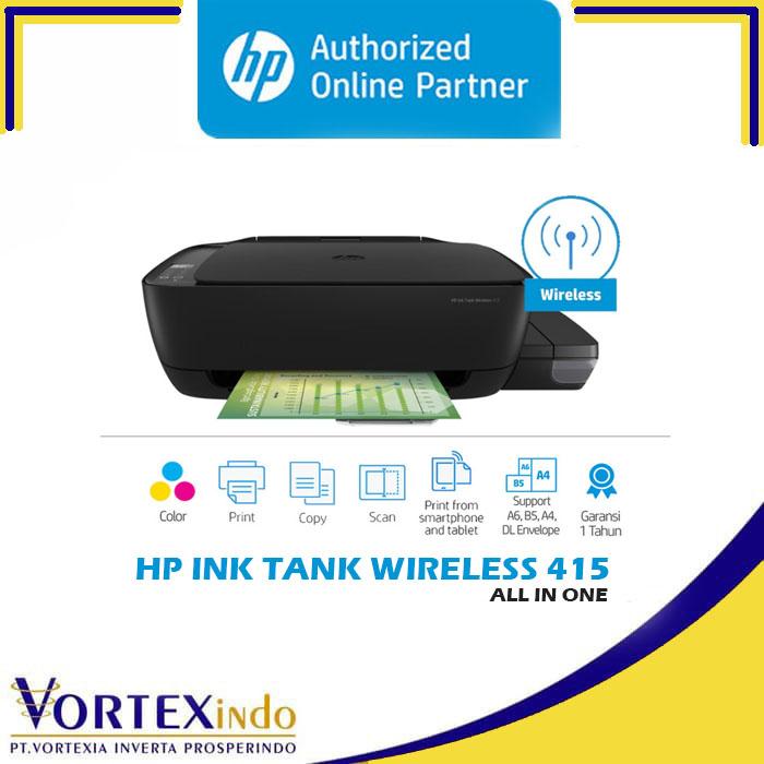Jual PRINTER HP INK TANK WIRELESS 415 ALL IN ONE - Jakarta Pusat ...