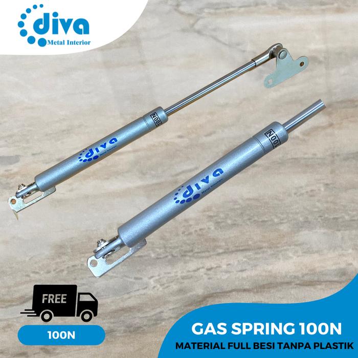 Jual Engsel Hidrolik Kabinet Model Buka/Tutup - DIVA Gas Spring 100 N ...