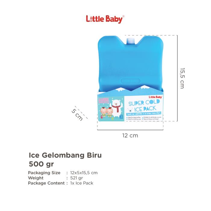 Jual Icepack Gelombang Biru 500gr - Little Baby Di Seller Sunshop ...