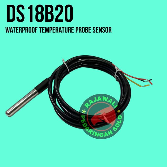 Jual DS18B20 WATERPROOF TEMPERATURE PROBE SENSOR ARDUINO SENSOR SUHU ...
