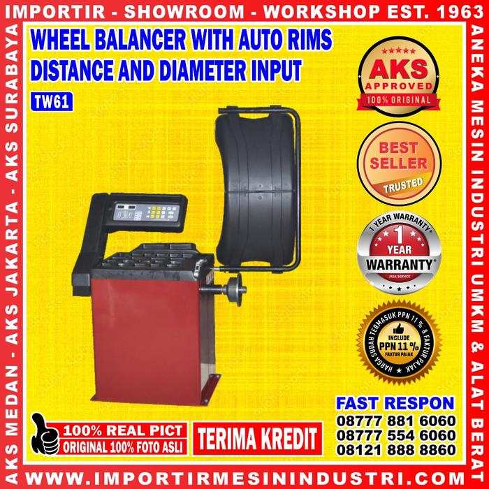 Jual Alat Balancing Ban Mobil Otomatis - Wheel balancer 0.37Kw 220V ...