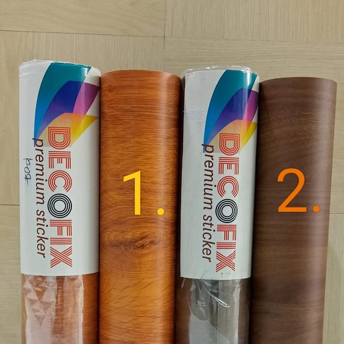 Jual Stiker motif kayu Decofix lebar 45 cm x 15 M - Kota Bekasi ...