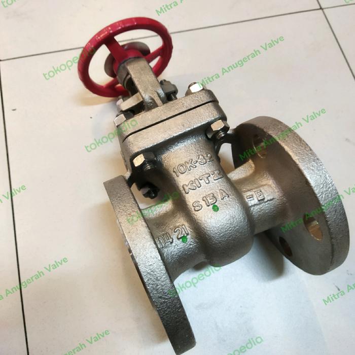 Jual Gate Valve Stainless Kitz JIS 10K Flange 1"inch - Jakarta Barat - MITRA ANUGERAH VALVE ...