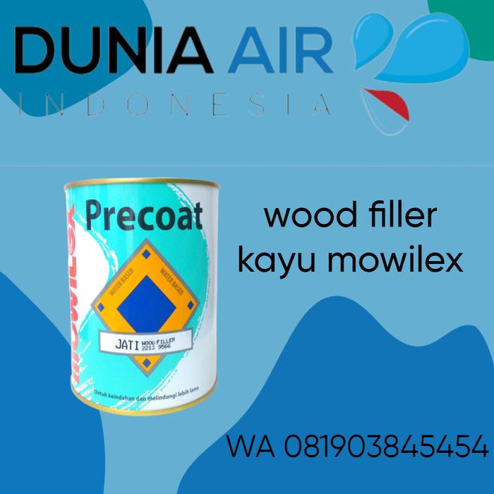 Jual Dempul Kayu MOWILEX Wood Filler Premium Precoat Pelitur Kayu Air ...