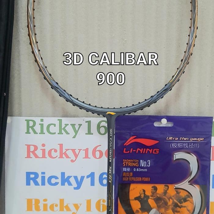 Jual RAKET BADMINTON LINING 3D CALIBAR 900 - 900C - 900I - 900B ...
