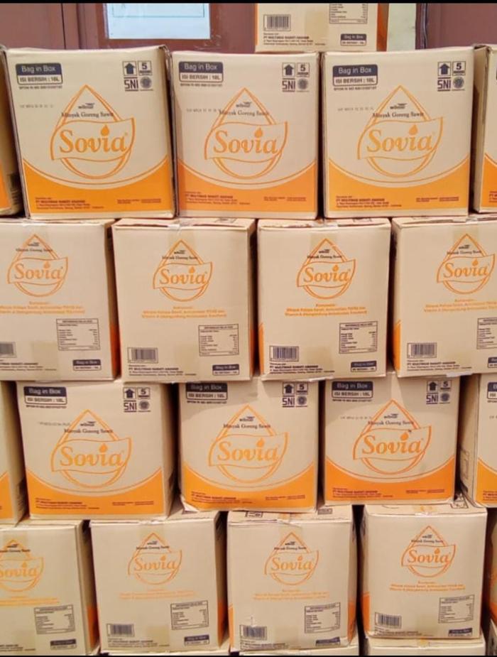 Jual minyak goreng sovia bib 18 liter per dus - Kota Tangerang - PT ...