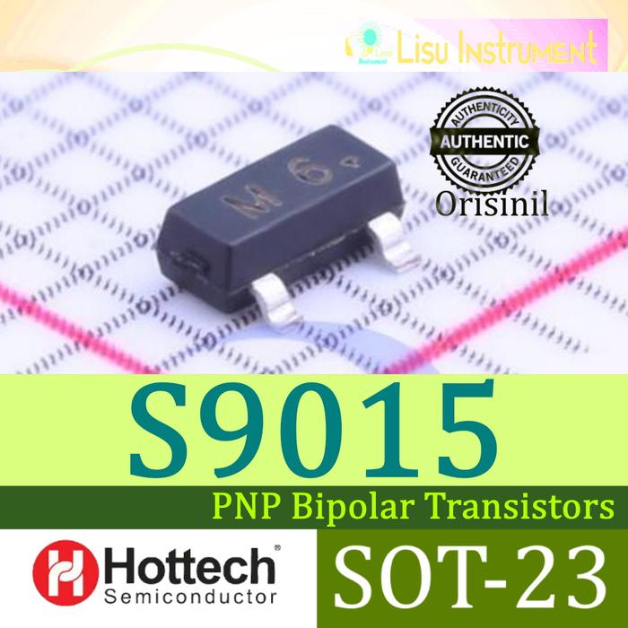 Jual S9015 9015 M6 PNP Bipolar Transistors SOT-23 Hottech Original ...