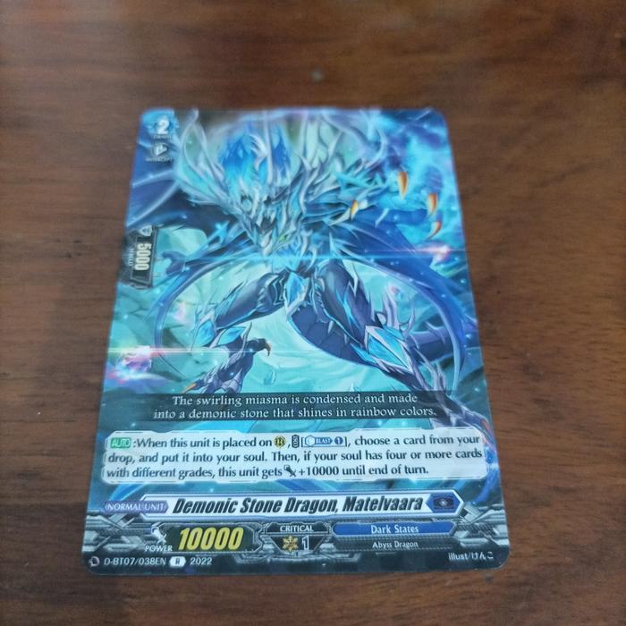 Jual Vanguard DBT07 ENG demonic stone dragon, matelvaara - Kota Surabaya - cardgamehouse | Tokopedia