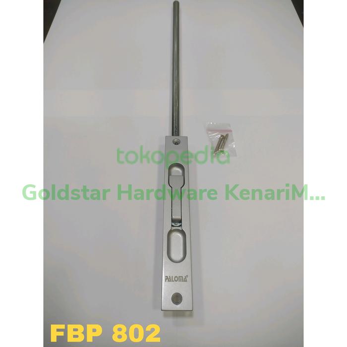 Jual PALOMA FBP 802 GRENDEL TANAM PINTU ALUMINIUM 35CM SQUARE SILVER NA - Jakarta Pusat ...