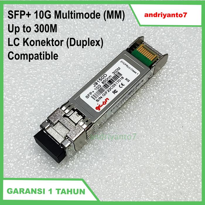 Jual SFP+ Compatible HP HPE ARUBA J9150D 10G 300m multimode - Kota ...