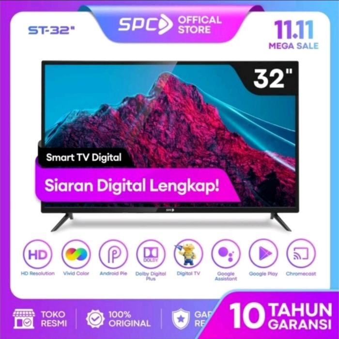 Jual Smart TV Android Digital 32 inch SPC Prima garansi resmi LED HD ...