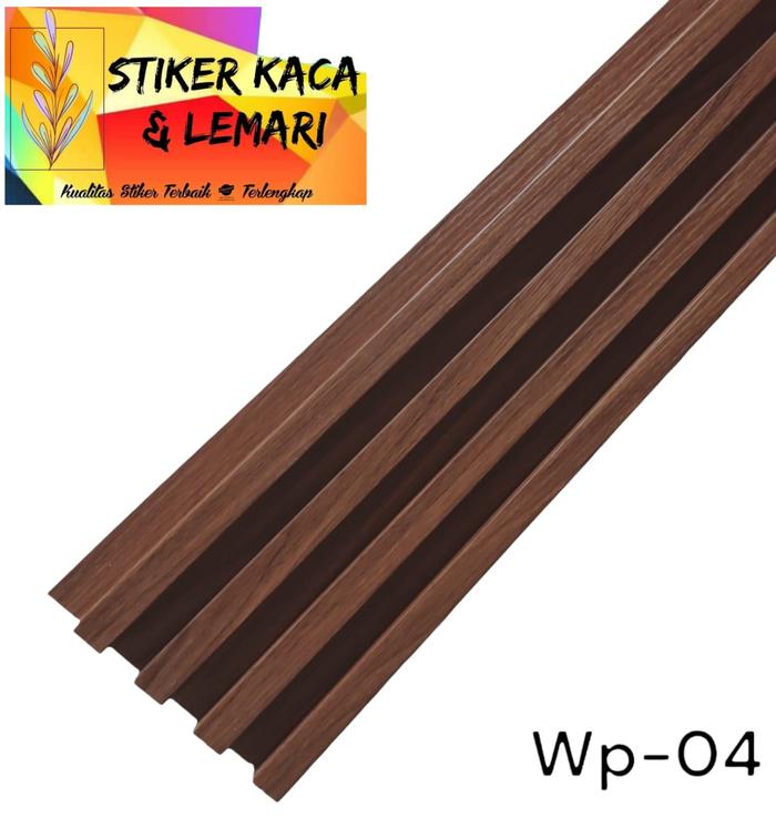 Jual Woodpanel Wood Panel WPC PVC Motif Kayu Uk 150cm x 16cm x 22mm ...