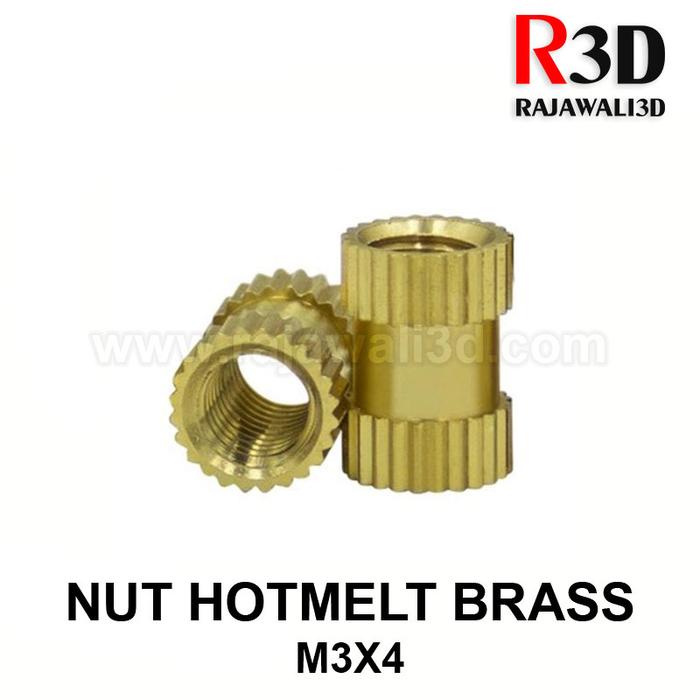 Jual Nut Brass Hotmelt Insert M3x4 Thermoformed Copper Thread - Kab. Temanggung - Rajawali 3D ...
