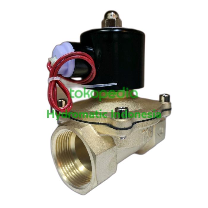Jual SOLENOID VALVE 2 WAY KUNINGAN DRAT 1. 1/4" INCH AC220V/DC24V (NC) - Jakarta Barat ...