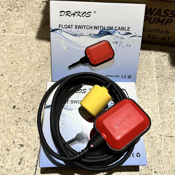 Jual Float switch DRAKOS 5 Meter cable pelampung tandon 5m kabel ...