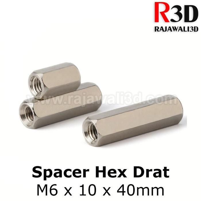 Jual Spacer Aluminium Hex Drat Ulir M6 10x40mm - Kab. Temanggung ...