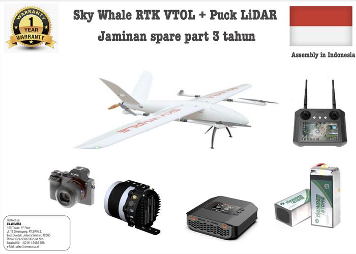 Jual Sky Whale RTK VTOL + Puck LiDAR - Jakarta Selatan - Budhi One ...