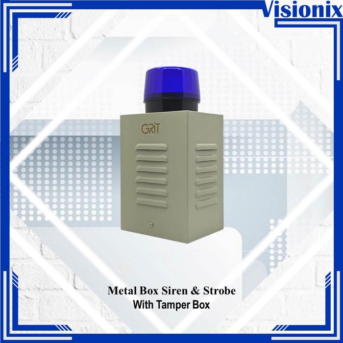 Promo Metal Box Siren with Strobe & Tamper - Sirine Alarm - Jakarta ...