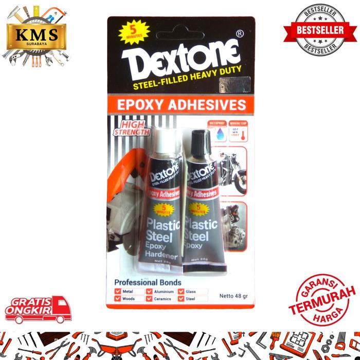 Jual Dextone 5 Menit 48gr ( Lem Epoxy Besi Keramik Kaca Kayu Serbaguna ...