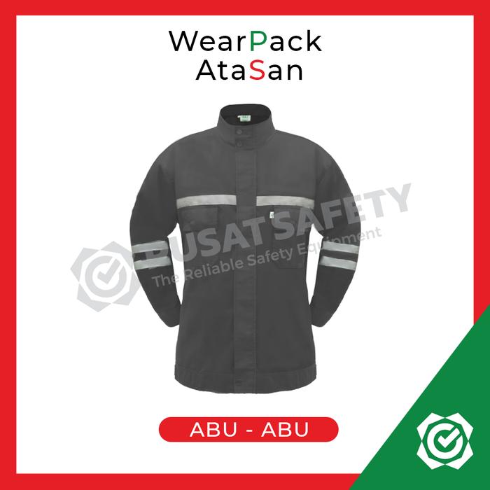 Jual Jaket Wearpack Safety Baju Seragam Kerja Lengan Panjang IMJ Hitam ...