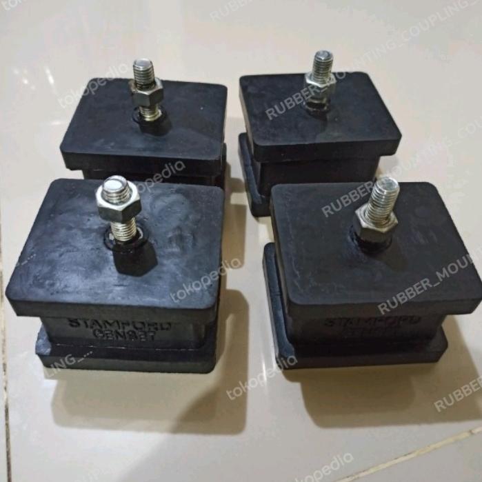 Jual Rubber Mounting karet genset stampord uk 10x8x6xM16 - Jakarta ...
