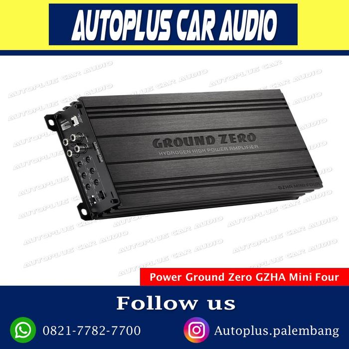 Jual Power Amplifier 4 Channel Ground Zero GZHA Mini Four - Kota Palembang - Autoplus Car Audio ...