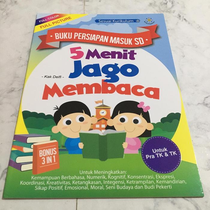 Jual Buku belajar membaca anak abc huruf mengeja jago membaca 5 menit ...