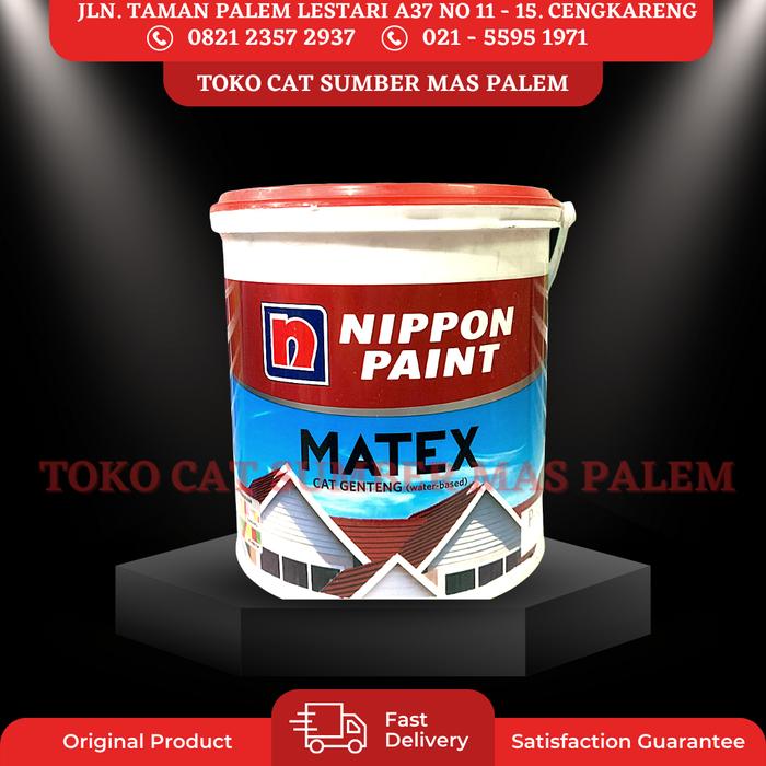 Jual Cat Genteng Nippon Paint Matex Genteng Putih / Warna 2.5 L ...