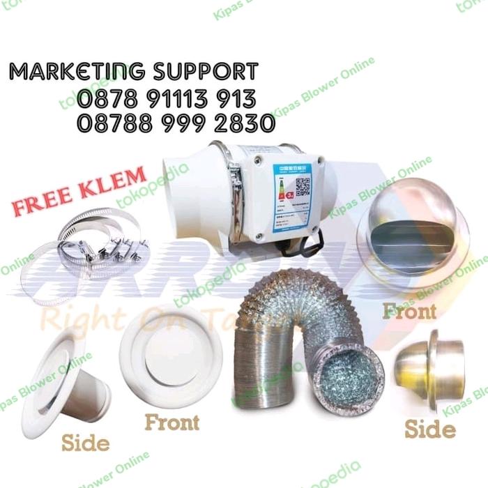 Jual Duct inline fan 3 inch exhaust booster fan 3 inch - Jakarta Barat ...