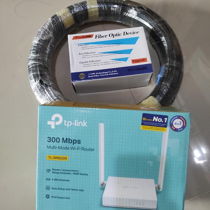 Jual paket fiber optik kabel FO htb Netlink router tplink - Kab. Sleman ...