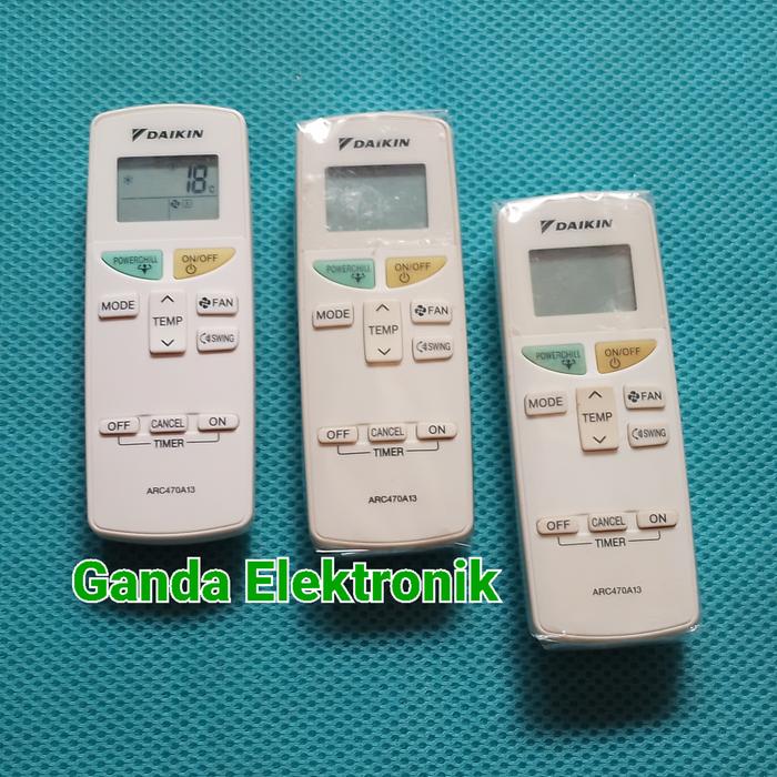 Jual Remot AC Daikin ARC470A13 - Jakarta Timur - Ganda Elektronik | Tokopedia