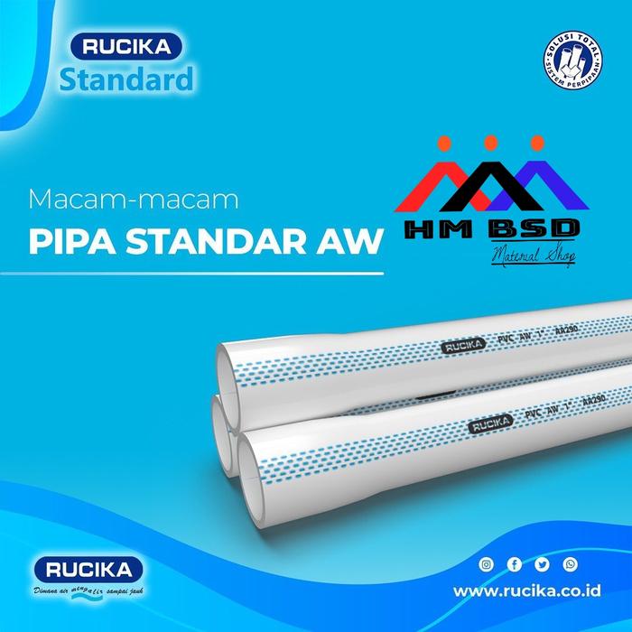 Jual PIPA RUCIKA PVC 8 INCHI/IN TYPE AW - Kota Tangerang Selatan ...
