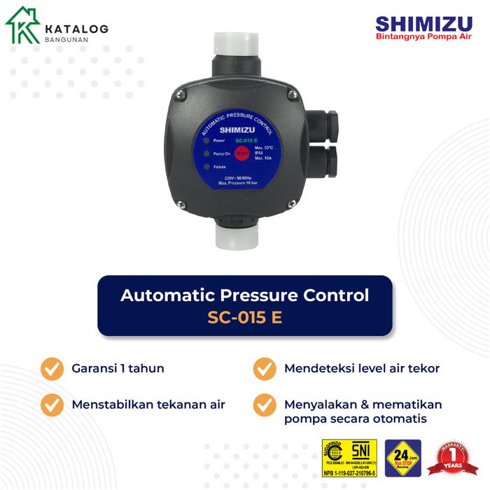 Jual OTOMATIS POMPA BOOSTER AUTOMATIC PRESSURE CONTROL SHIMIZU SC 015 E - Kota Tangerang Selatan ...