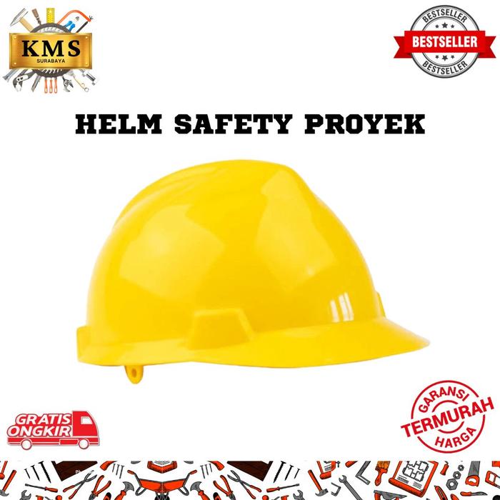 Jual Helm Proyek MSK ( Safety Helmet ) Sertifikat SNI ANSI - Yellow ...