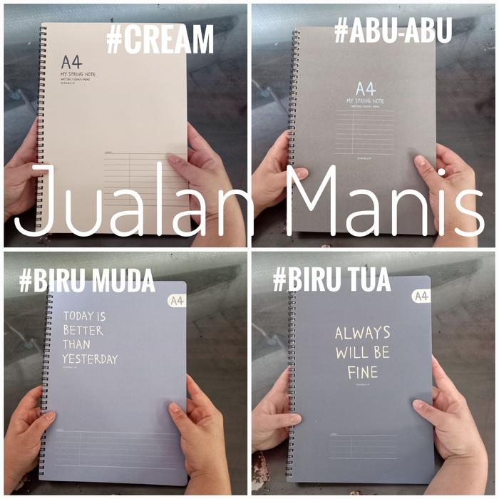Jual Cornell Spring Notebook A4 Buku Tulis Catatan Halaman Garis ...