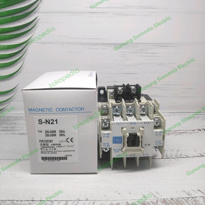 Jual Dijual Kontaktor / Contactor Mitsubishi S-N21 SN-21 SN 21 SN21 ...