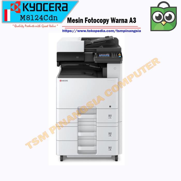 Jual Mesin Fotocopy Warna Kyocera M8124 Cidn Foto Copy A3 Garansi Resmi - Jakarta Barat - Tsm ...