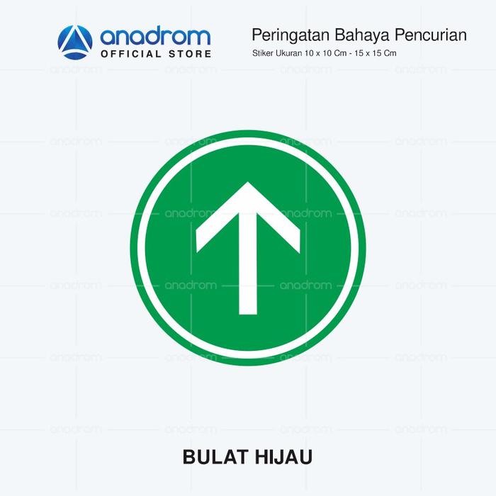 Jual Stiker Sign Penunjuk Arah| Size 10 & 15 cm Vynil UV - PERSEGI ...