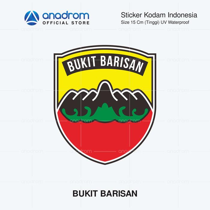 Jual Sticker Kodam Indonesia I Size 15 Cm UV Waterproof I Anadrom ...