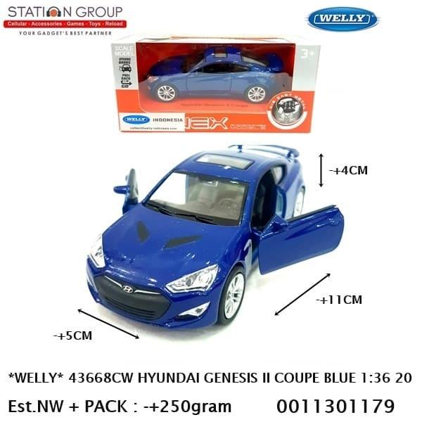 Jual WELLY 43668CW HYUNDAI GENESIS II COUPE WHITE 1-36 20 DIECAST ...