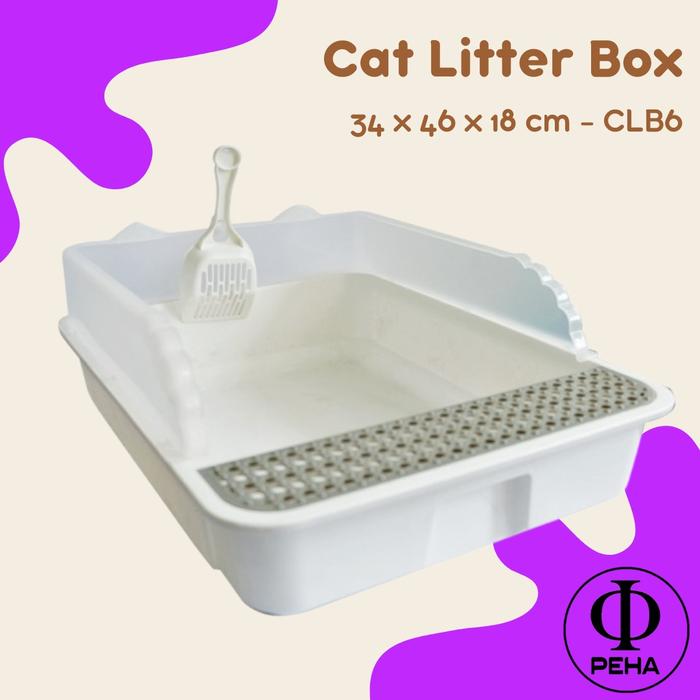 Jual Cat Litter Box Kucing Kotak Kotoran Kucing Kotak Pasir Kucing CLB6 ...