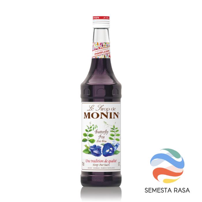 Jual Monin Butterfly Pea Flower Syrup 700ML | Sirup Bunga Telang Tea ...