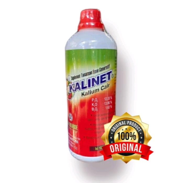 Jual Kalinet 1 Liter Pupuk Kalium Cair Pembuahan Generatif Tanaman ...