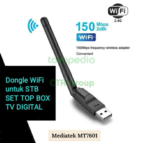 Jual WiFi Dongle STB DVB T2 TV Digital MT7601 Set Top Box MT 7601 USB - Kota Surabaya - CTR ...