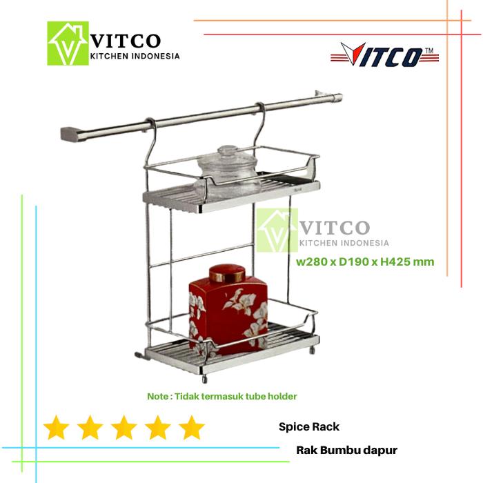 Jual Spice Rack VITCO / Rak Bumbu Dapur Serbaguna Minimalis - Jakarta ...