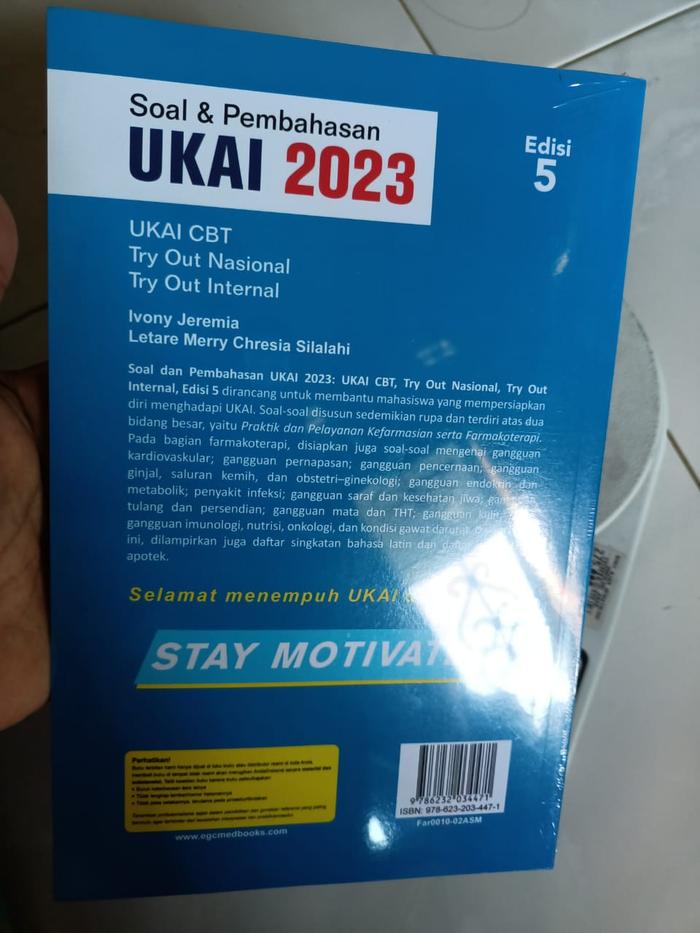 Jual Buku Ori - Buku Soal Dan Pembahasan Ukai 2020 -uji Kompetensi Farmasi Di Seller Noelle ...