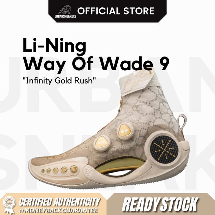 Jual Li Ning Way Of Wade 9 Infinity Gold Rush | ABER003 8 - Jakarta ...
