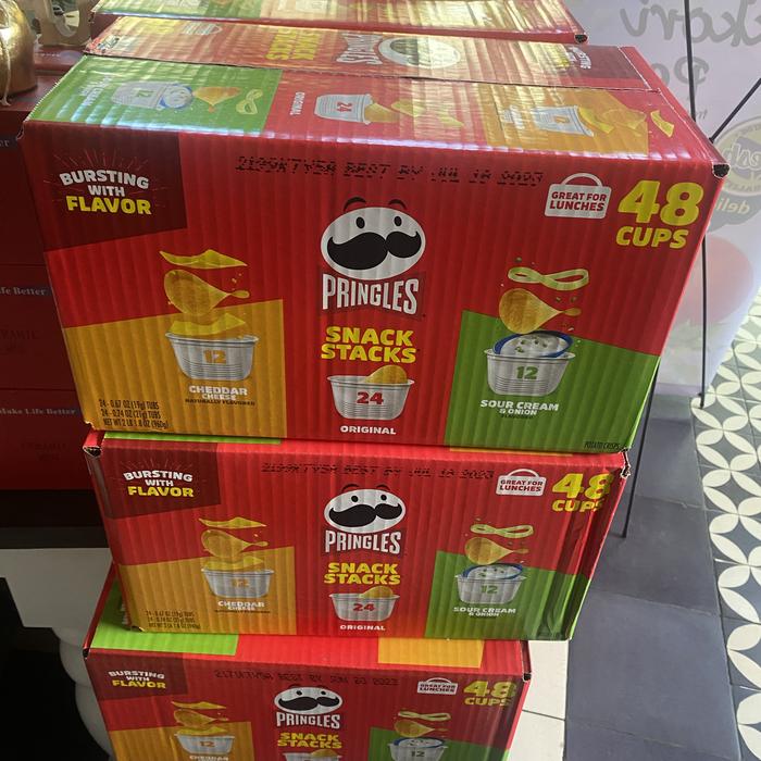 Jual Pringles Snack Stack Variety Pack,3 Crisp Flavors 24 cap/ pringles ...