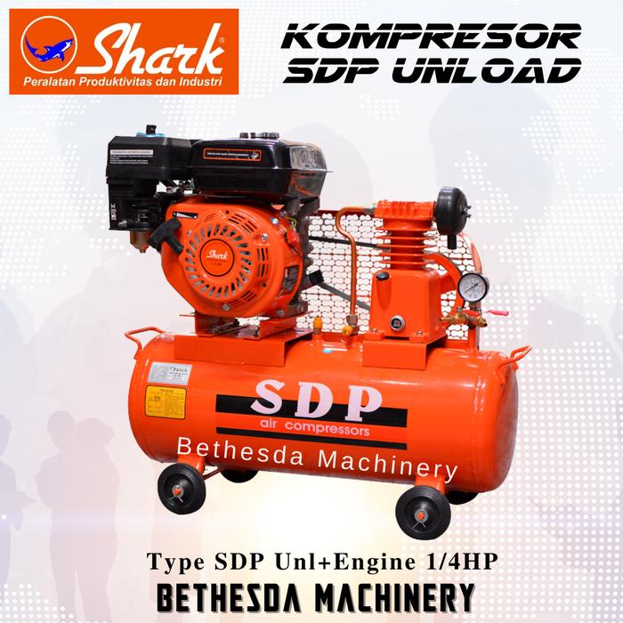 Jual Kompresor Udara 1/4 0.25HP Mesin Penggerak 5.5 HP Compressor SDP ...