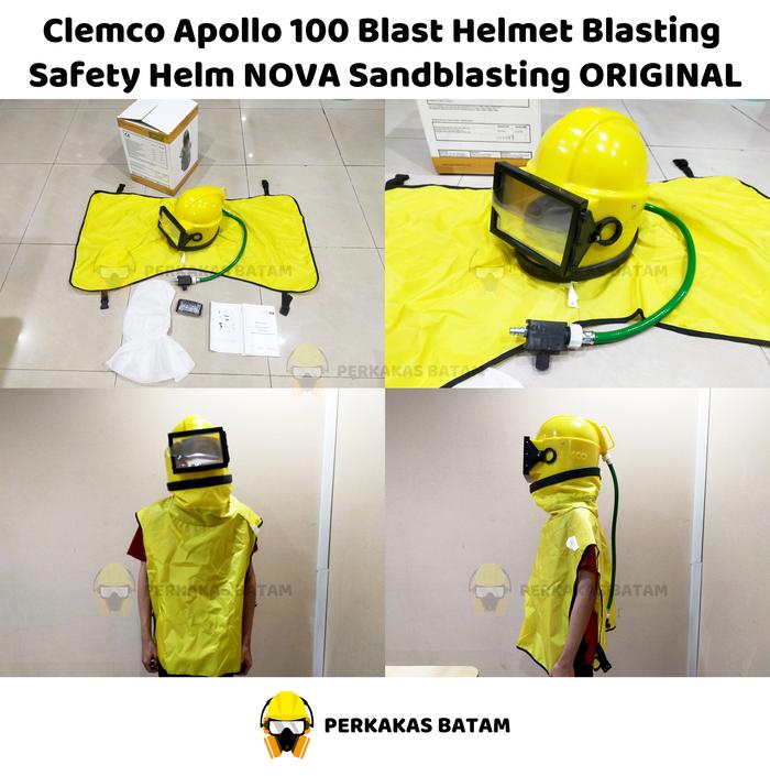 Jual Clemco Apollo 100 Blast Helmet Blasting Safety Helm NOVA Sandblasting - Kota Batam ...